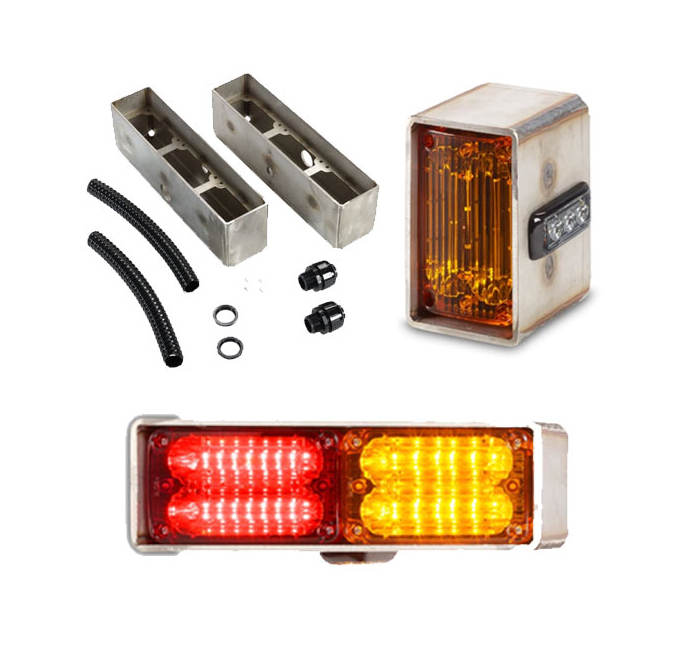 Buy Weld-On Mounting Boxes for 4x3 Quadraflare Lights Online