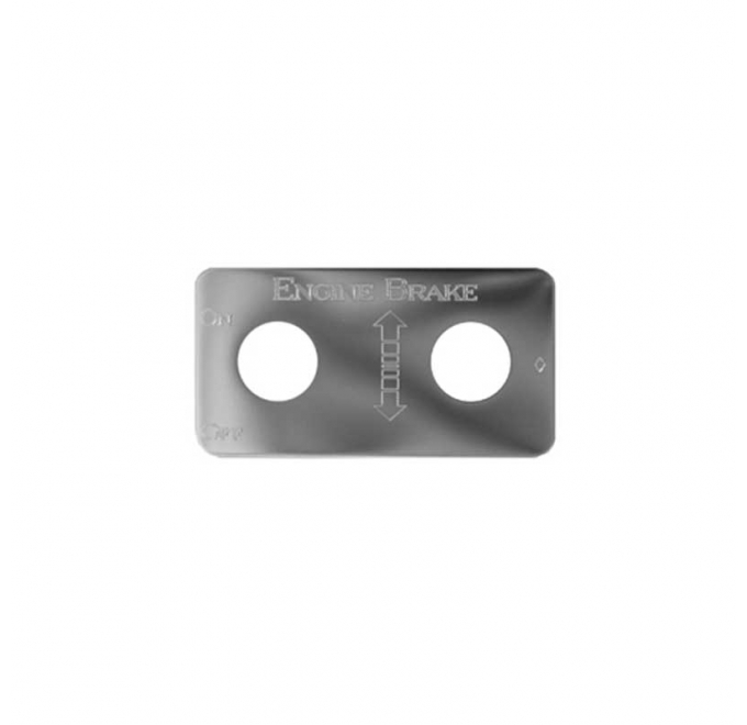Buy Stainless Steel Engine Brake Switch Plate Arrows