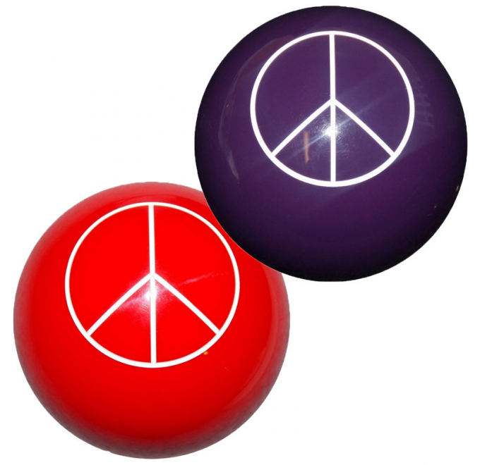 Buy Twisted Shifterz Peace Sign Shift Knob - Big Rig Chrome Shop