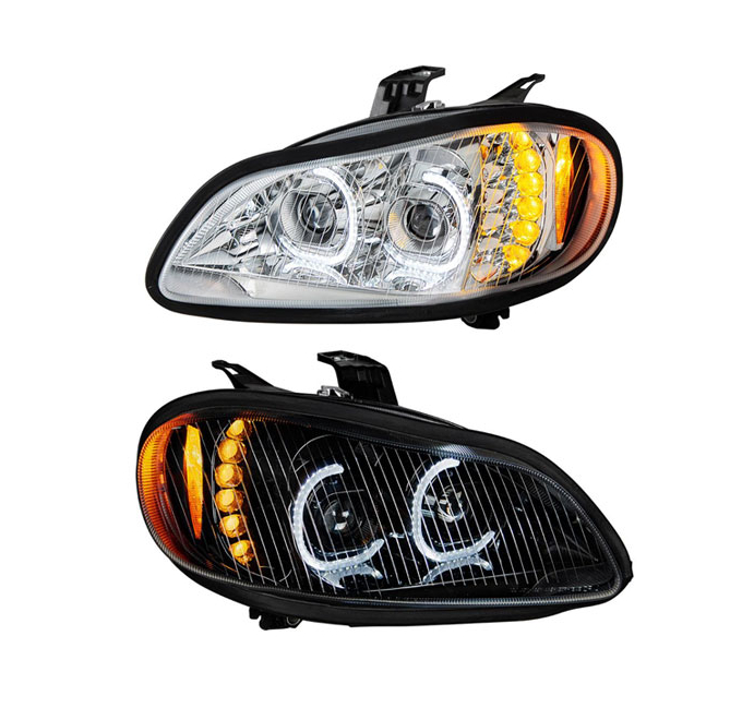 Buy Freightliner M2 LED Headlight Assembly | Big Rig Chrome Shop