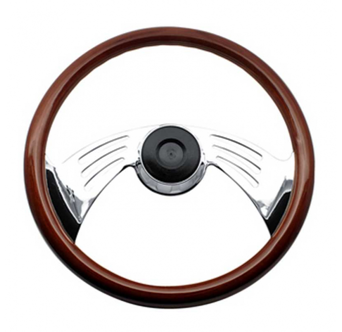 Kenworth 3-Spoke Steering Wheels - Adjustable Column Wing Design