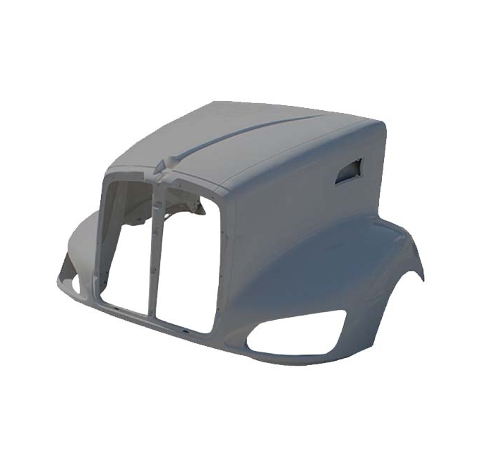 TPHD Fiberglass Hood Shell for Kenworth T660 Semi Truck