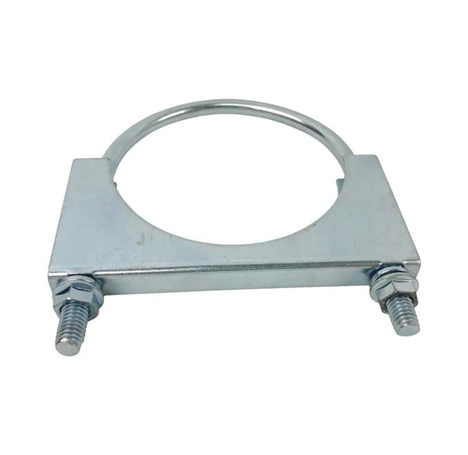 Buy Chrome 4" Clamp with Flat Bolt - Big Rig Chrome Shop