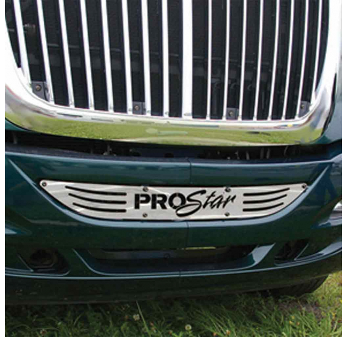 International ProStar Logo Bumper Insert - Big Rig Chrome Shop