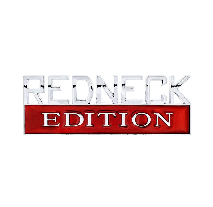 Buy Redneck Edition Chrome Oval Emblem - Big Rig Chrome Shop