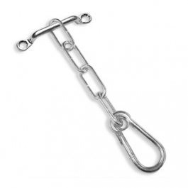 Complete Chain & Snap Hold Back Assembly - Big Rig Chrome Shop