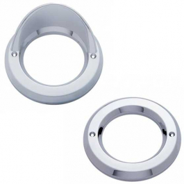 Buy 2.5 Inch Light Bezels for Trucks | Big Rig Chrome Shop