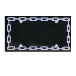 Buy Chain Perimeter License Plate Frame - Big Rig Chrome Shop
