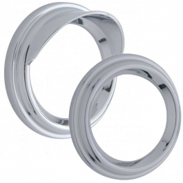 Classic Chrome Speed & Tacho Gauge Covers | Big Rig Chrome Shop