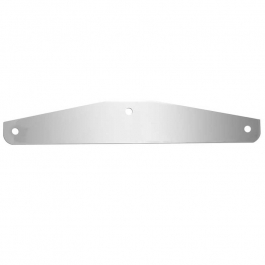 Buy 4x24 Bottom Mud Flap Plate with 3 Holes - Big Rig Chrome Shop