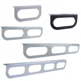 Buy Oval Light Bracket with Flange - Multiple Hole Options