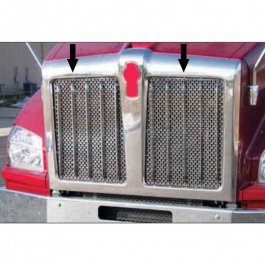 Kenworth T880 Vertical Grill Bars Insert Kit 2014+