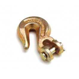 Heavy-Duty 3/8 Inch Clevis Hook for Semi Trucks - 6600 WLL