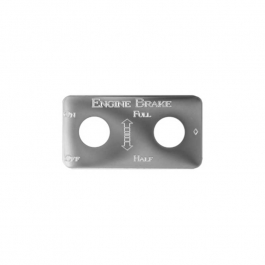 Buy Stainless Steel Engine Brake Switch Plate Full Half