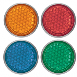Enhance Semi Truck Visibility with 5/8 Inch Mini Reflectors