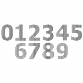 Buy Stainless Steel Number Cut-Outs | Big Rig Chrome Shop