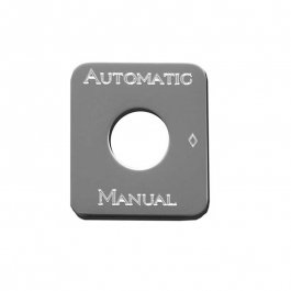 Stainless Steel Manual & Automatic Switch Plate - Big Rig Chrome