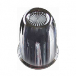 Buy Chrome Plastic Vortex Frame Bolt Lug Nut Cover 18mm