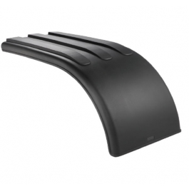 Durable Black Poly Half Tandem Fender for Semi Trucks