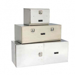 Durable Aluminum Tool Box with Stainless Steel Door - 24x18x48