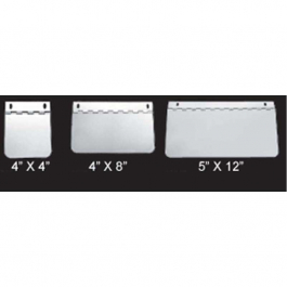 Roadworks Hinged Permit Panels: Durable T-Handle Lock for Semi Trucks