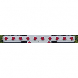 Universal Rear Light Bars for Semi Trucks - 10 Round Holes