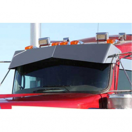 Kenworth Semi Truck Drop Visor & Fenders for Streamlined Look