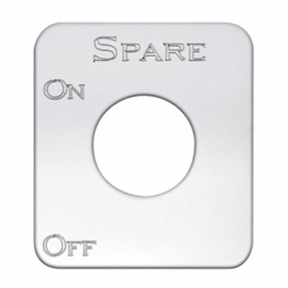Buy Stainless Steel Spare On/Off Switch Plate