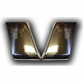 Kenworth T600/T800 Stainless Air Intake Scoops - Big Rig Chrome