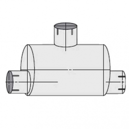 Buy Dynaflex 88QT Style Muffler | Big Rig Chrome Shop