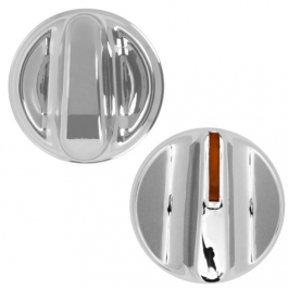 Buy Kenworth W Models 2002+ AC Knob Cover | Big Rig Chrome Shop