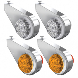 Icon MXT LED Watermelon Light: Universal Semi Truck Mirror Mount