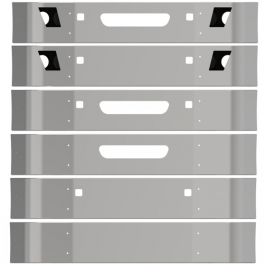 18" Stainless Steel Back Axle Bumper for Volvo - Big Rig Chrome