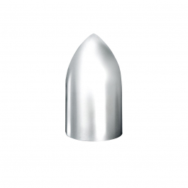 33mm Bullet Nut Cover - Chrome Plastic Thread-On | Big Rig Chrome