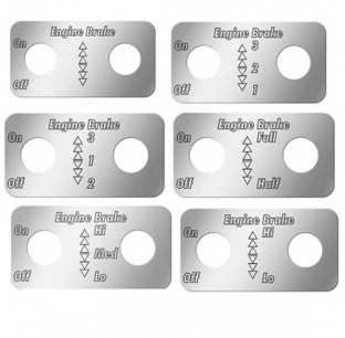 Kenworth Interior Switch Plates | Big Rig Chrome Shop