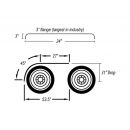 Buy 72" Stainless Steel Low Rider Fenders - Big Rig Chrome Shop