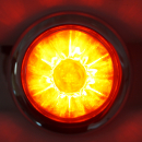 Legendary 1.5" Watermelon LED Light with Glass Lens & Stud Mount