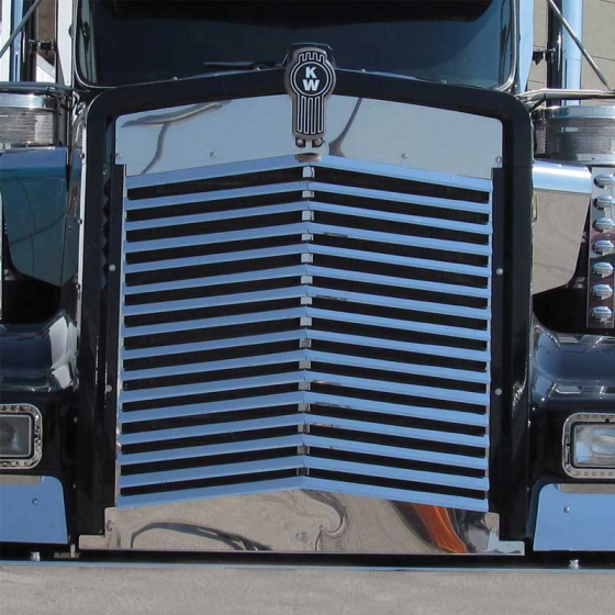 Kenworth W900L Grille & Trux Bumper Light Bar - Many Options