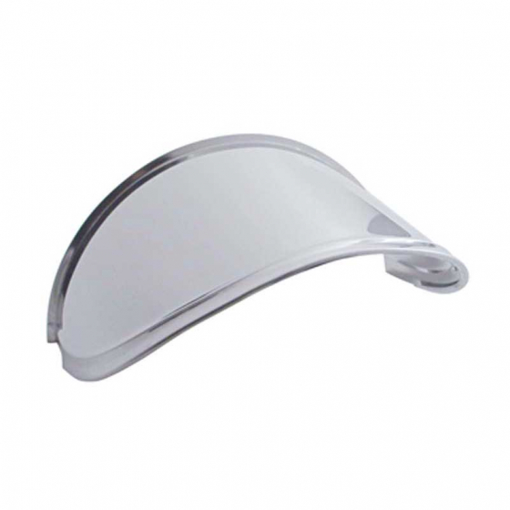 7 Inch Round Headlight Visor - Chrome & Stainless Options
