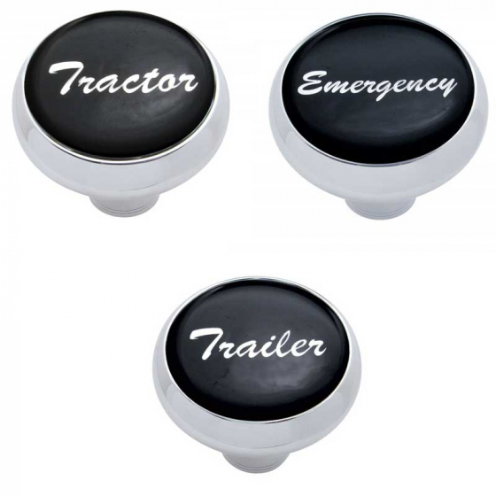 Buy Chrome Deluxe Air Valve Knob - Glossy Stickers in 3 Scripts