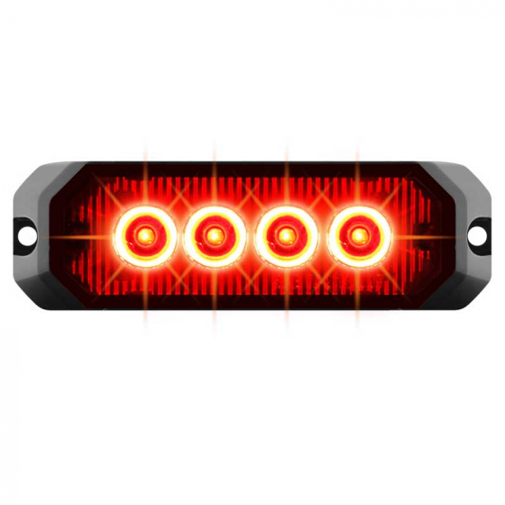 Buy 4" Rectangular LED Strobe Light - High Power | Big Rig Chrome
