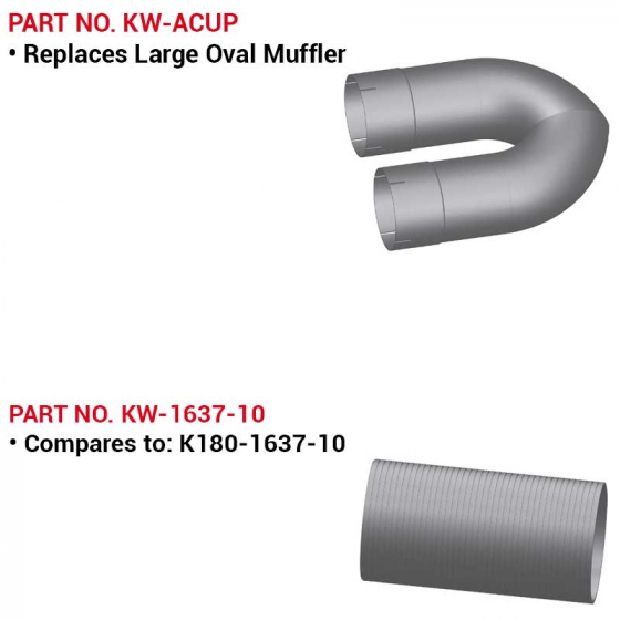 Buy Kenworth Early Aerocab Muffler Exhaust - Grand Rock