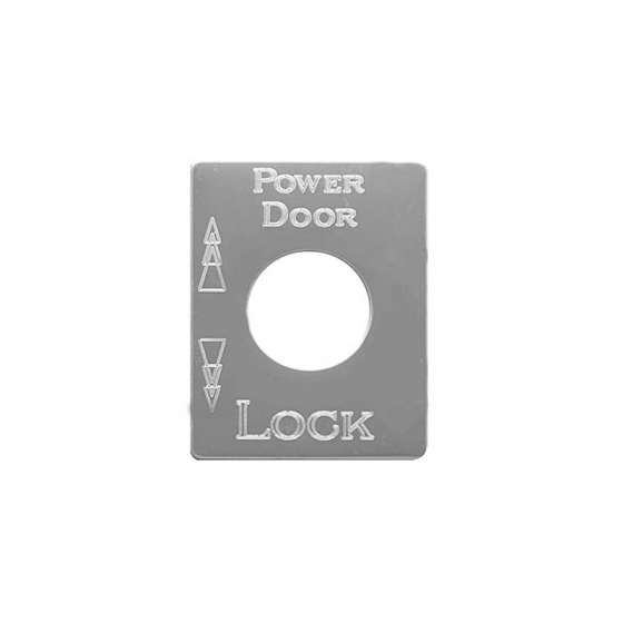 Buy Stainless Steel Air Lock Switch Plate | Big Rig Chrome Shop