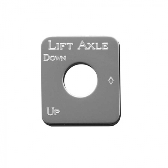 Buy Stainless Steel Lift Axle Switch Plate - Big Rig Chrome Shop
