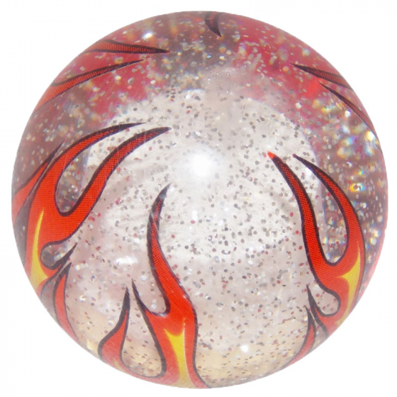 Twisted Shifterz Glitter Flamed Brake Knob - Big Rig Chrome Shop