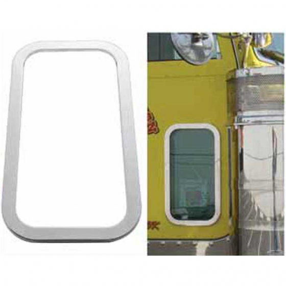2005 Peterbilt External View Window Cover - Big Rig Chrome Shop