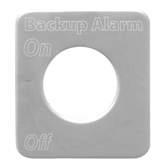 Buy Kenworth Backup Alarm Switch Plate - Big Rig Chrome Shop