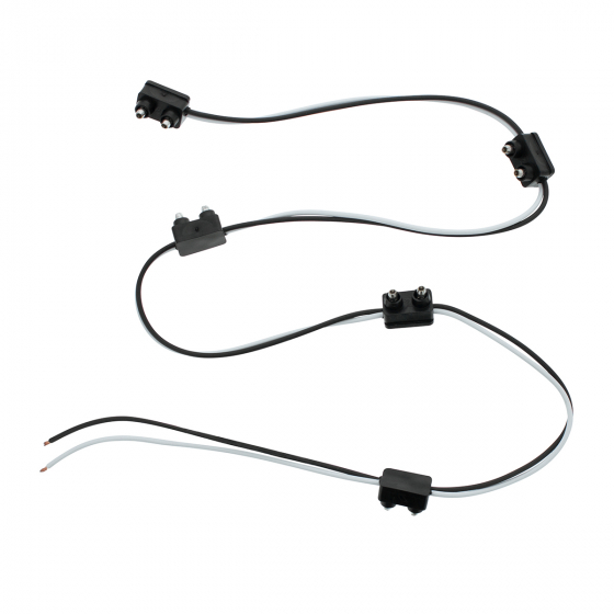 2-Prong Plug Wiring Harness for Semi Trucks - Multiple Options