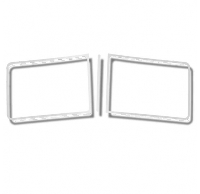 Buy Peterbilt Windshield Trim - 5 Piece Set | Big Rig Chrome Shop