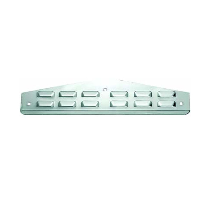 Buy Heavy Duty Chrome Mud Flap Plates - 24x4 Inch with Lip
